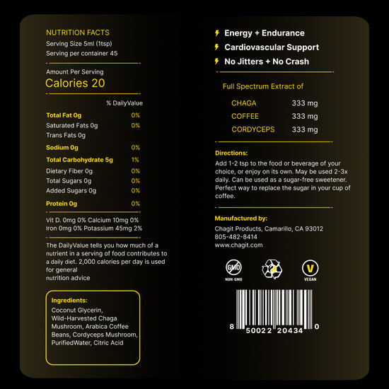 Shroom Juice - Chaga Coffee liquid extract – chagit360